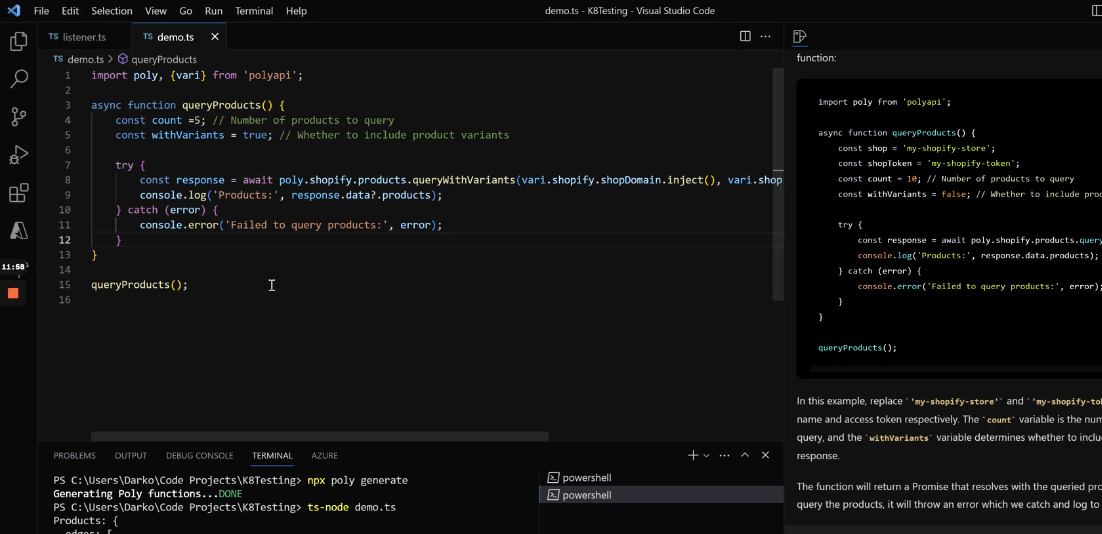 Training Poly On Gql Apis To Make Them Super Easy To Use Polyapi